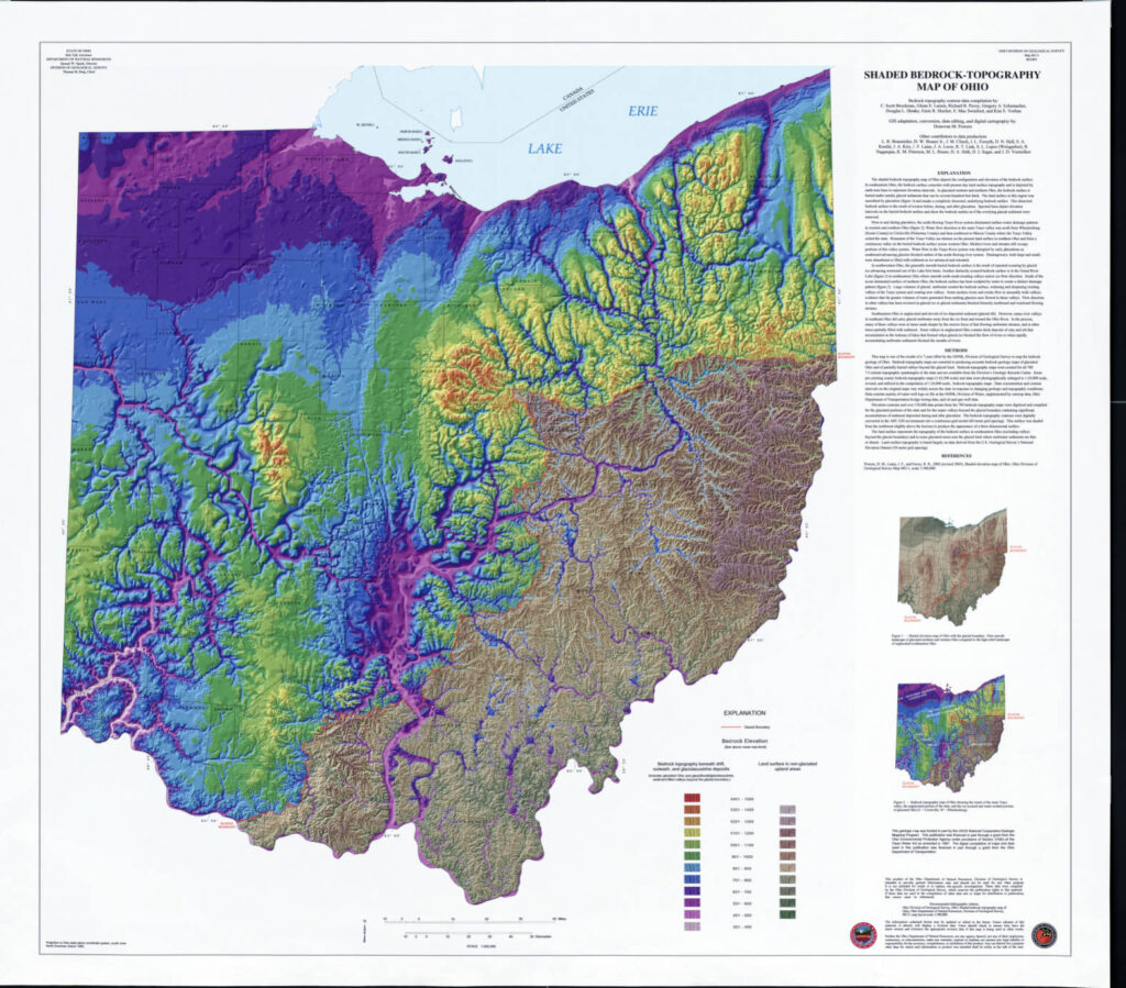 Map Of Ohio United Airlines And Travelling | Maps Of Ohio