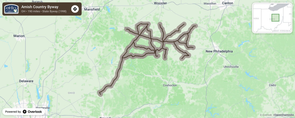Map Of Ohio Amish Country | Maps Of Ohio