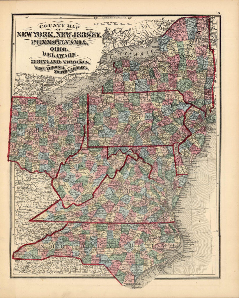 Map Of New York And Ohio | Maps Of Ohio