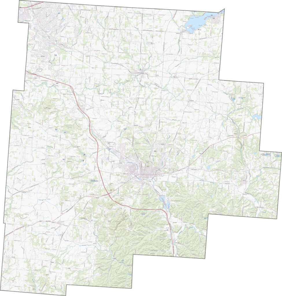 Map Of Fairfield County Ohio | Maps Of Ohio