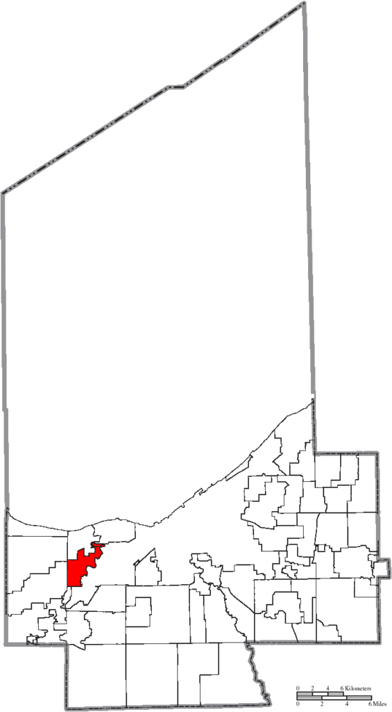 Map Of Fairview Park Ohio | Maps Of Ohio