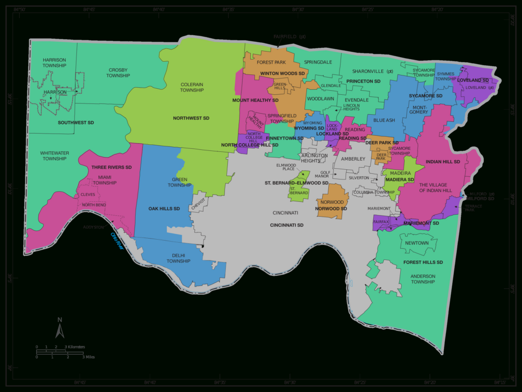 Map Of Ohio School Districts | Maps Of Ohio