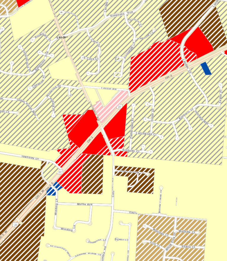 Map Of Deerfield Township Ohio | Maps Of Ohio