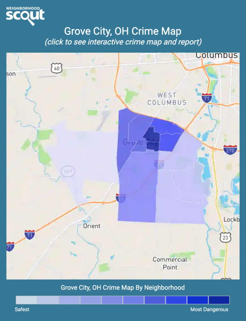 Map Of Grove City Ohio | Maps Of Ohio