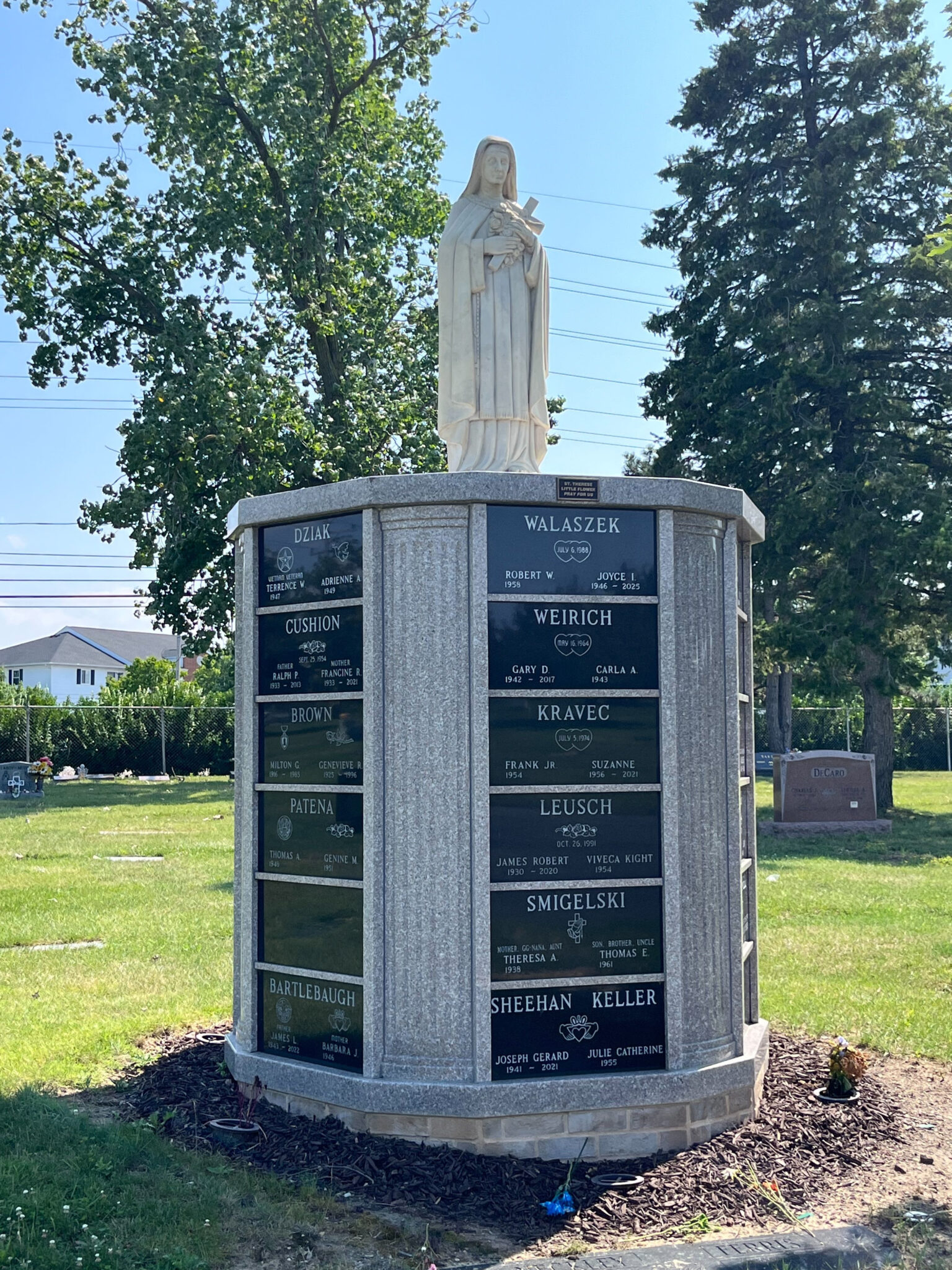 Map Of Holy Cross Cemetery Brookpark Ohio | Maps Of Ohio