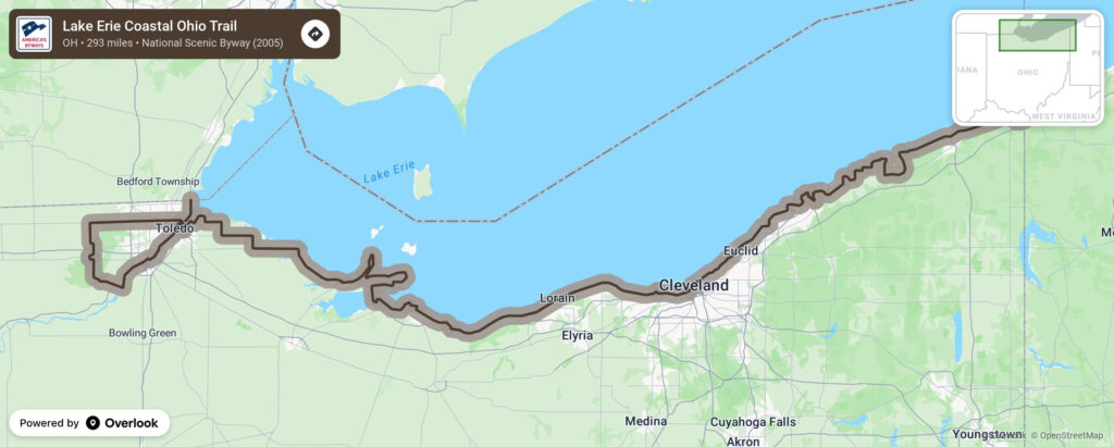 Map Of Ohio Lake Erie Shoreline | Maps Of Ohio