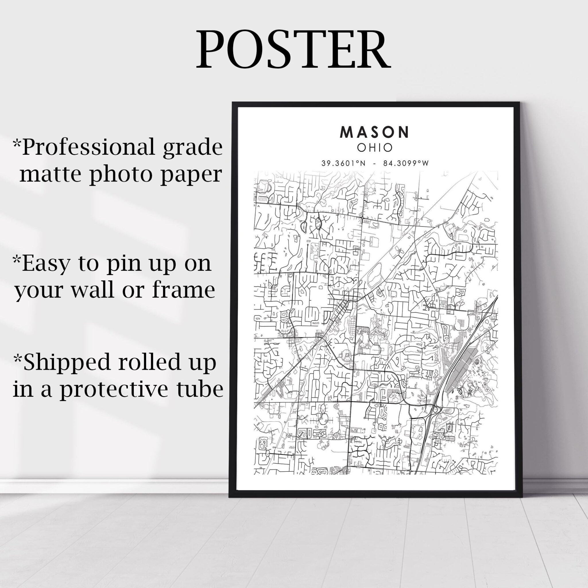 City Of Mason Ohio Map | Maps Of Ohio