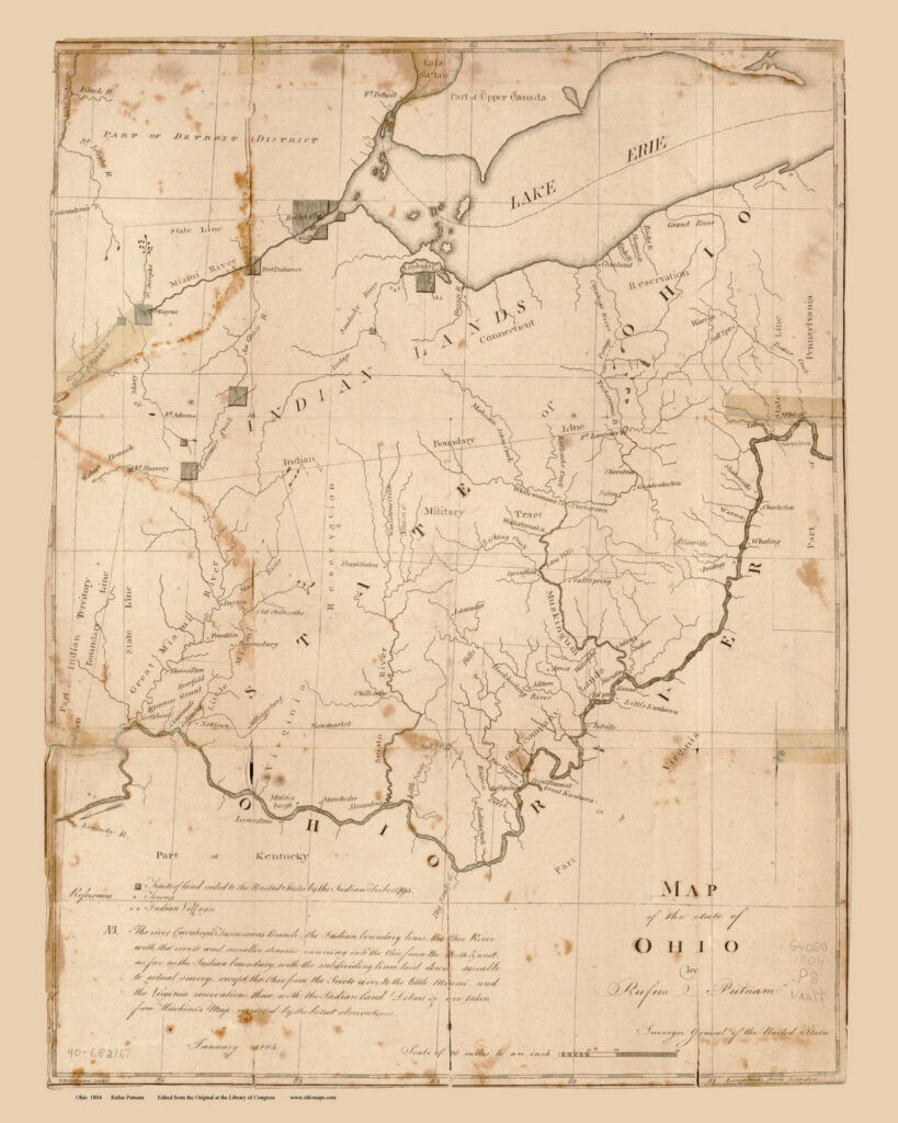 Map Of Ohio Indian Tribes | Maps Of Ohio
