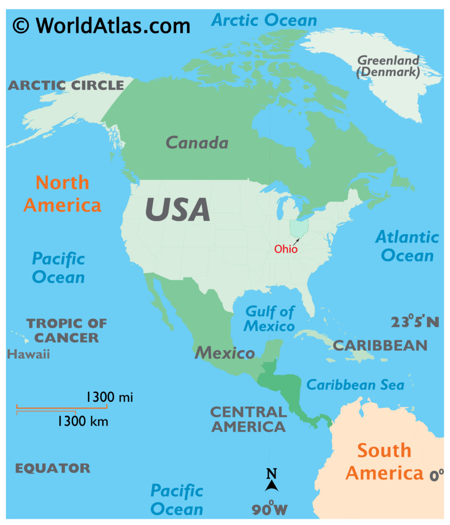 Where Is Ohio On The Map Of The United States | Maps Of Ohio