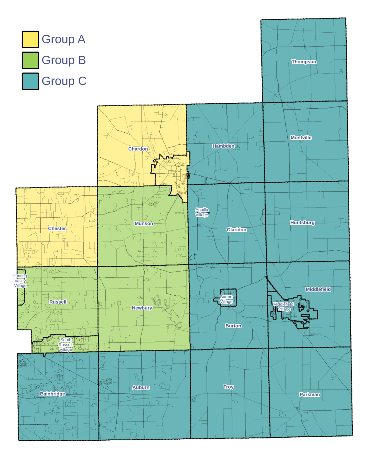 Map Of Geauga County Ohio | Maps Of Ohio