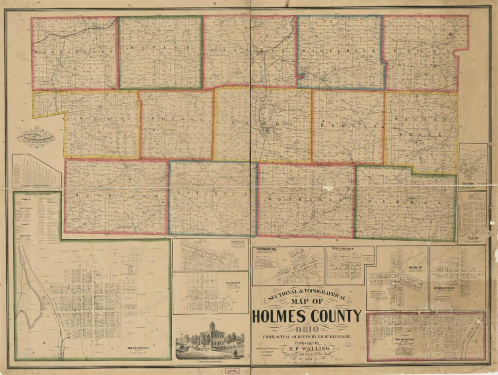 Map Of Holmes County Ohio | Maps Of Ohio