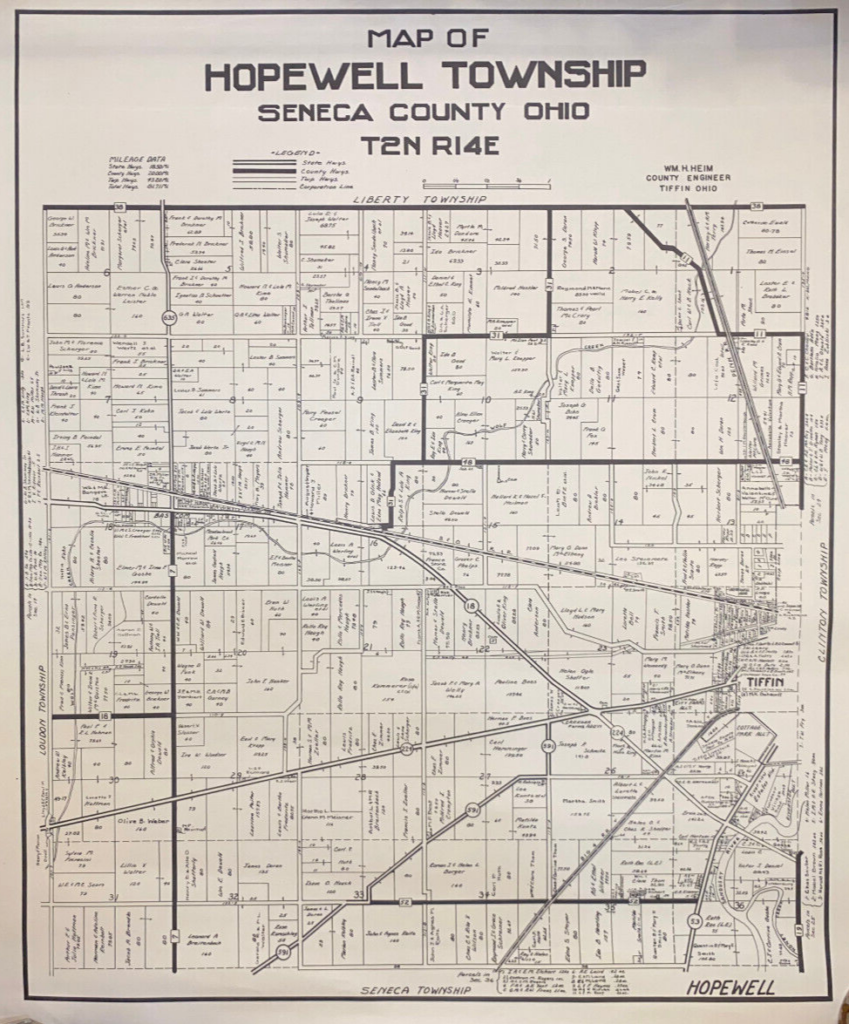 Map Of Seneca County Ohio | Maps Of Ohio