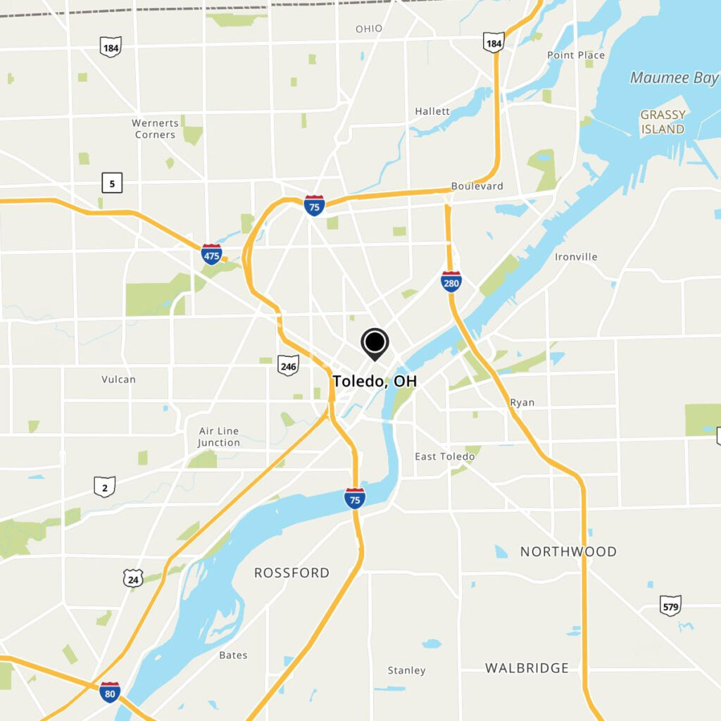 Map Of Toledo Ohio And Surrounding Areas | Maps Of Ohio