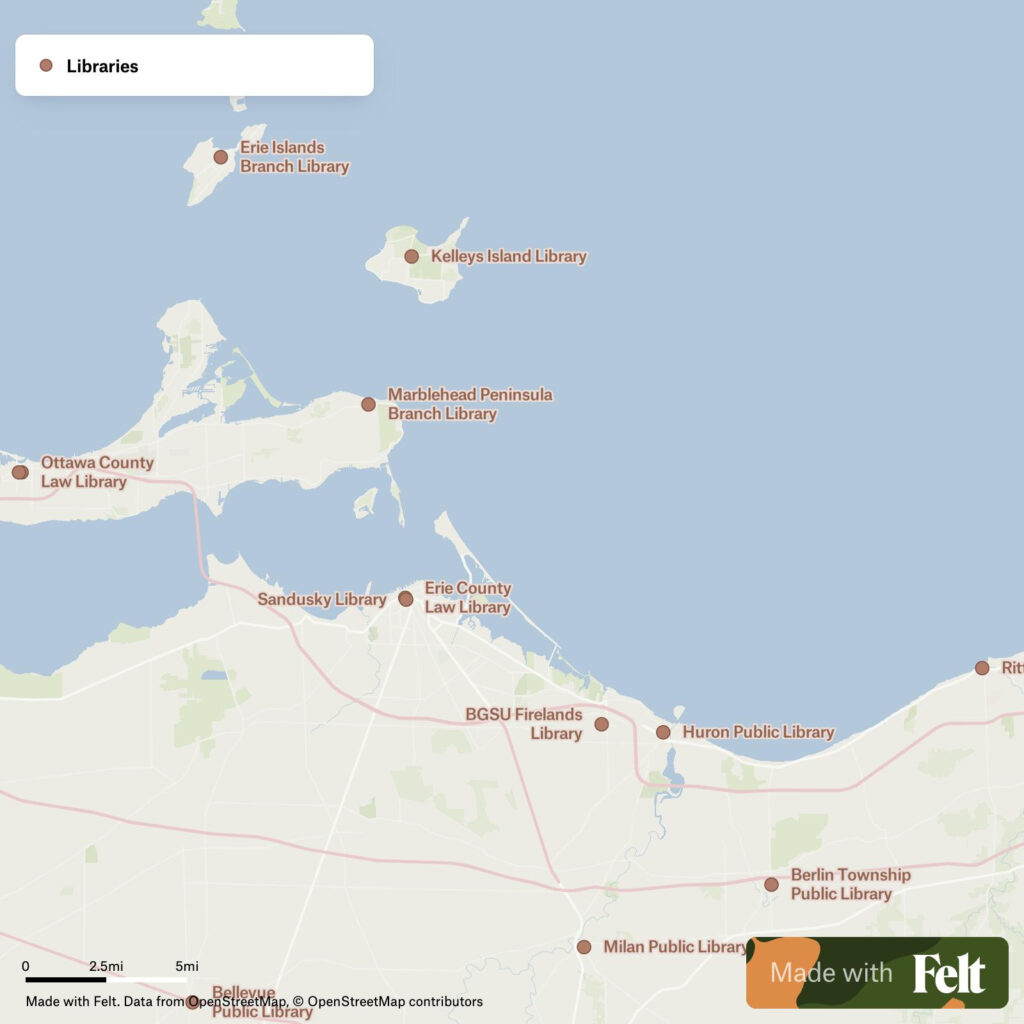 Map Of Erie County Ohio | Maps Of Ohio