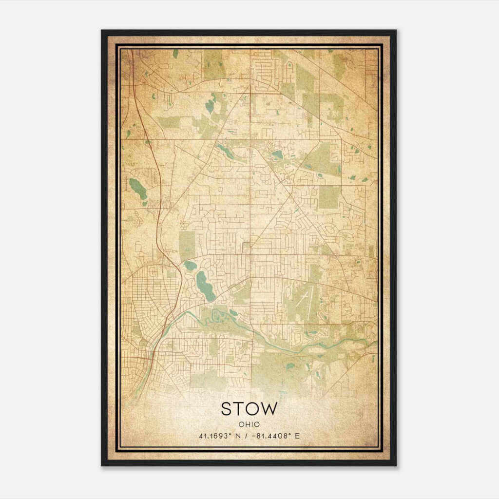 Street Map Of Stow Ohio | Maps Of Ohio
