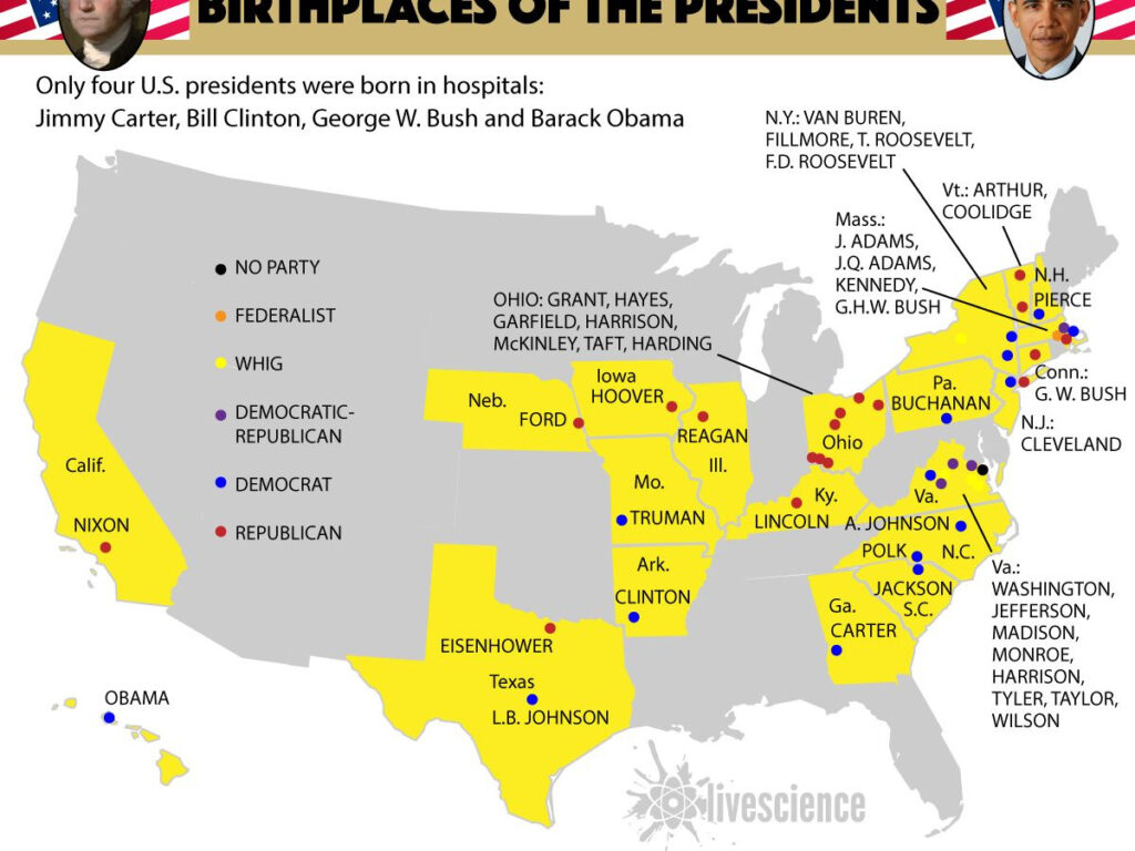 Map Of Ohio Presidents Homes | Maps Of Ohio