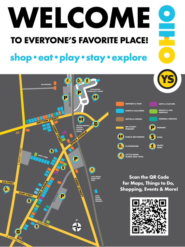 Map Of Yellow Springs Ohio | Maps Of Ohio
